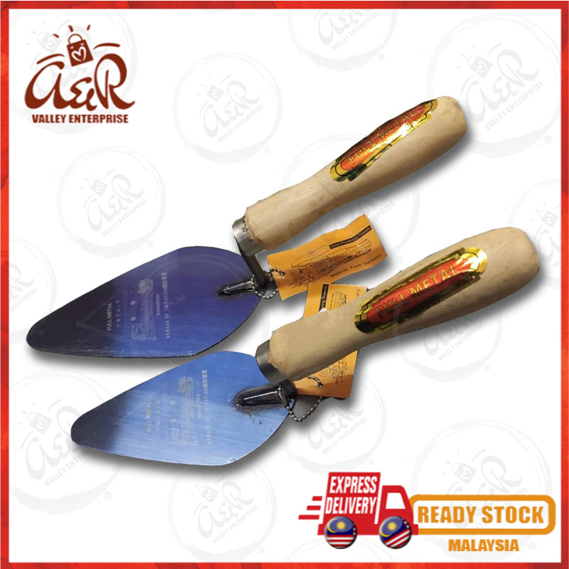 Full Metal 6"/7" Sudu Simen Heavy Duty / Cement Bricklaying Trowel ...