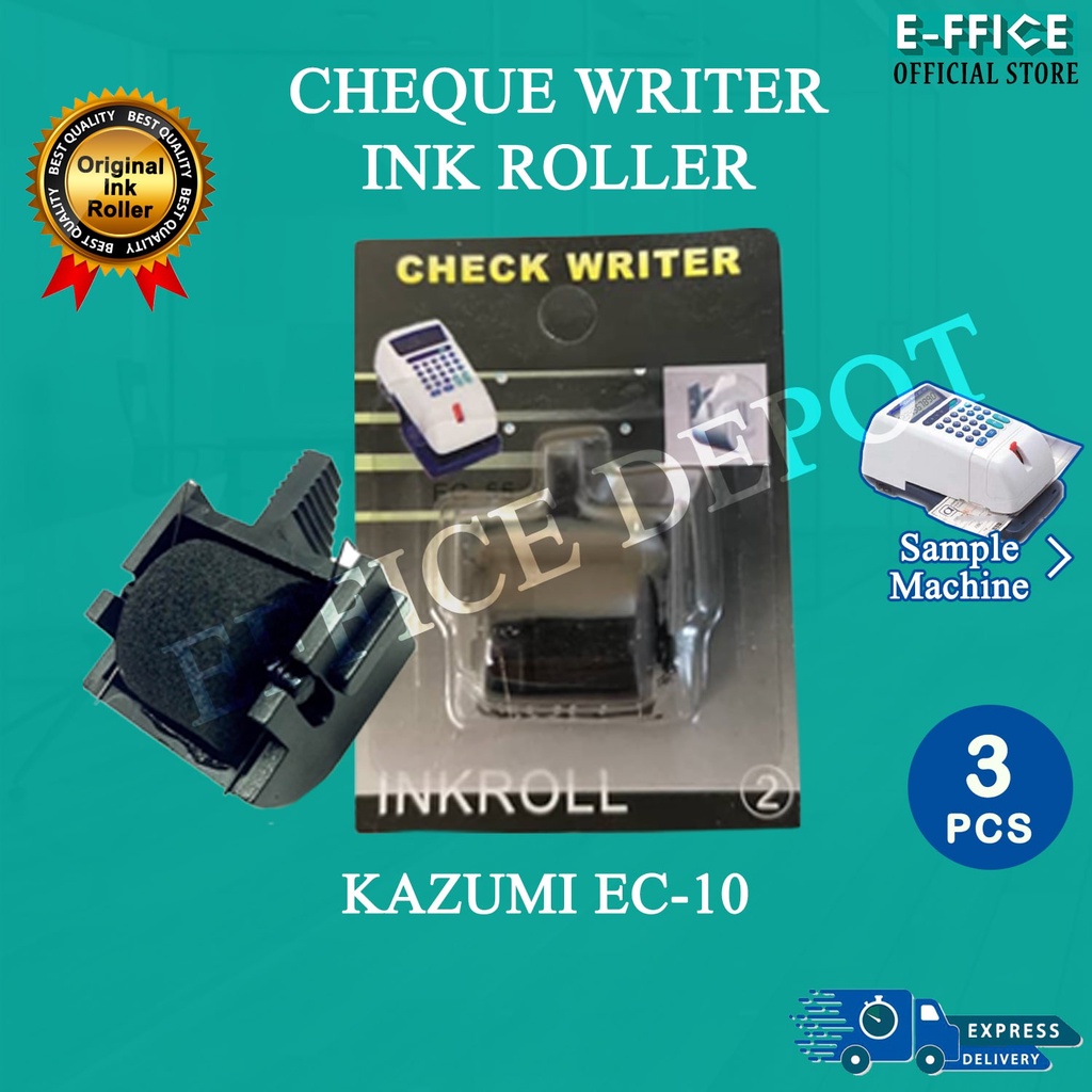 Effice Depot - CHEQUE WRITER INK ROLLER ~ KAZUMI EC-10 | Shopee Malaysia