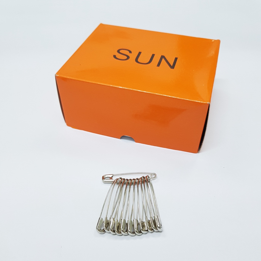 Sun Stainless Steel Safety Pin / Secure Pin (1box) | Pin Baju /Pin ...