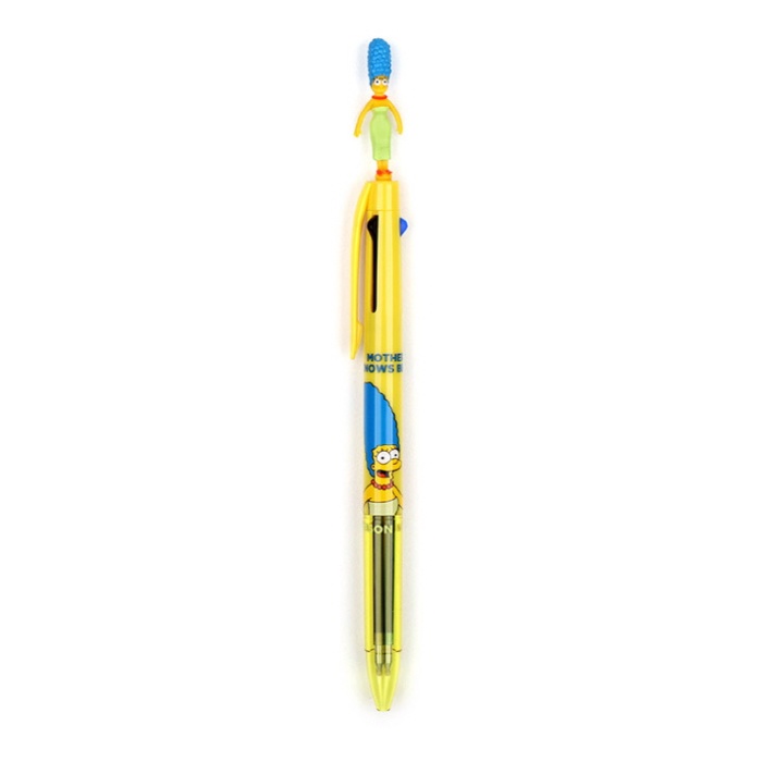 The Simpsons 3colors in a Ball Point Pen Cute Figure Topper Black Red ...