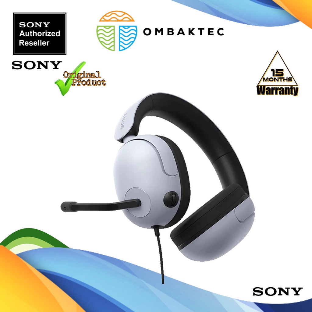 Sony INZONE H3 Wired Gaming Headset | 360 Spatial Sound | Boom ...