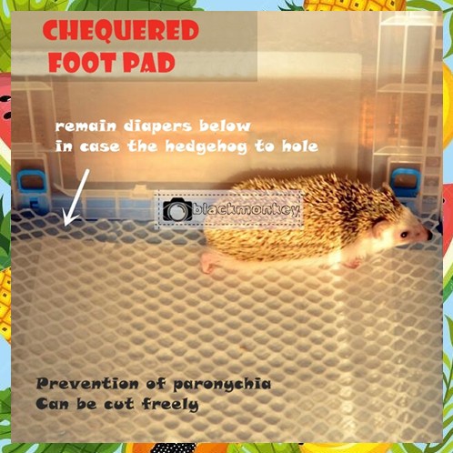 Chequered Foot Pad for Hedgehog Rabbit Foot Mat Squirrel Pad | Shopee ...