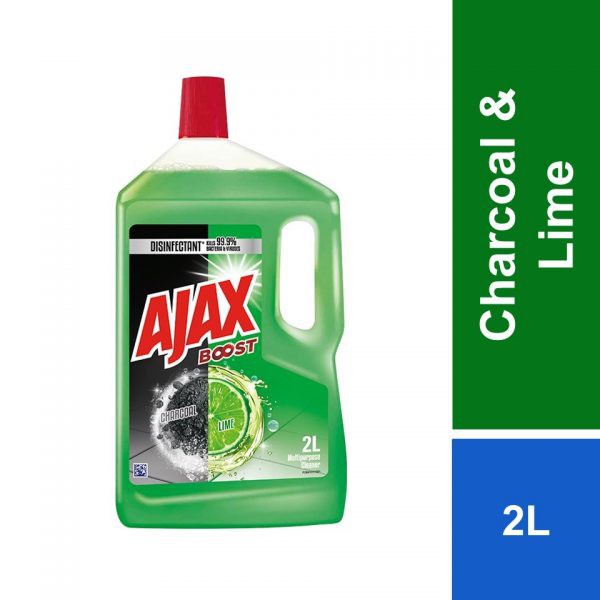 [Ready Stock] Ajax Boost Charcoal & Lime 2L Floor cleaner super clean ...
