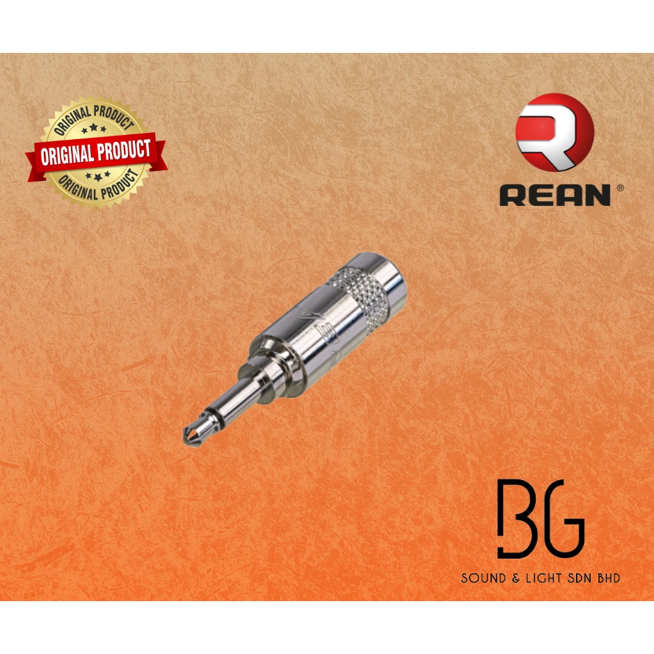 REAN NYS226 Mono 2 pole 3.5 mm plug, crimp strain relief | Shopee Malaysia