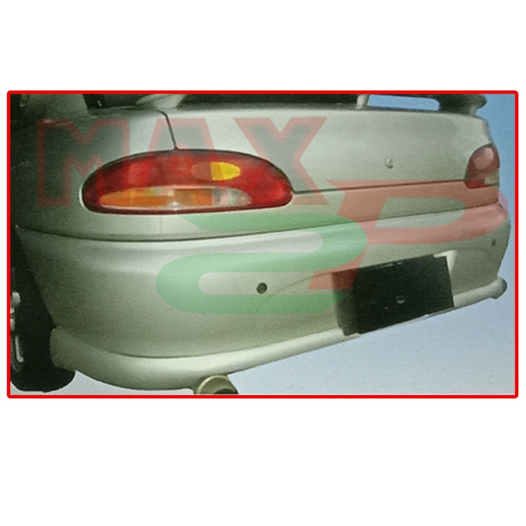 Proton Putra Rear Back Skirt Sporty Style Lower Lip Spoiler Fiberglass ...