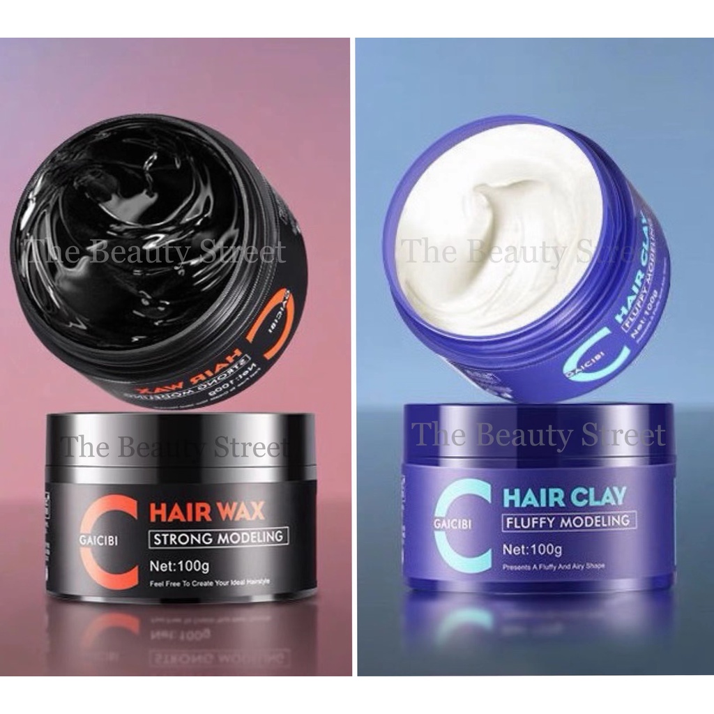【𝗠'𝗦𝗜𝗔 𝗦𝗛𝗜𝗣 𝗢𝗨𝗧 𝟮𝟰𝗛𝗥𝗦】The Beauty Street 100g GAICIBI Hair Clay Hair Wax ...