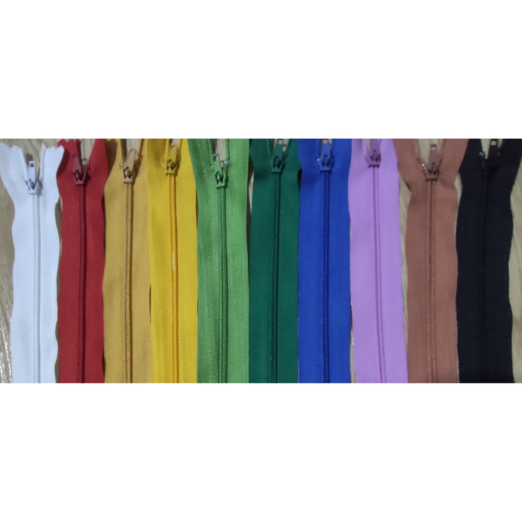 (5 pcs) Zip biasa 8 inci/8 inch zipper- Part 1 | Shopee Malaysia