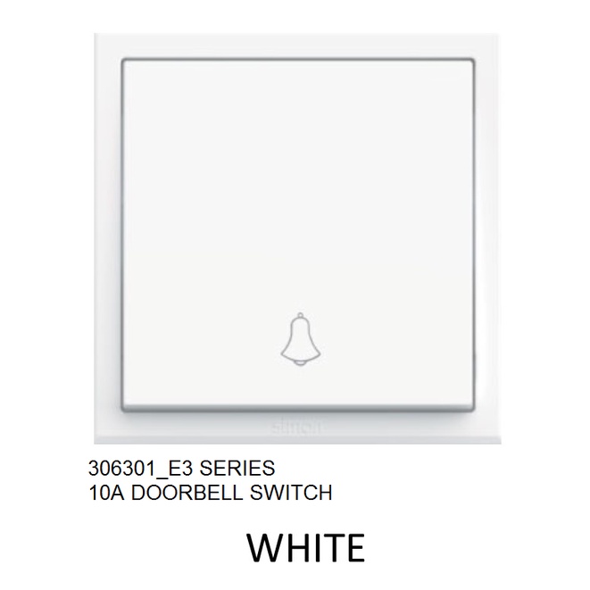 Simon E3 Socket Modern Switch Design Wall Switch Slim Door Bell Plug ...