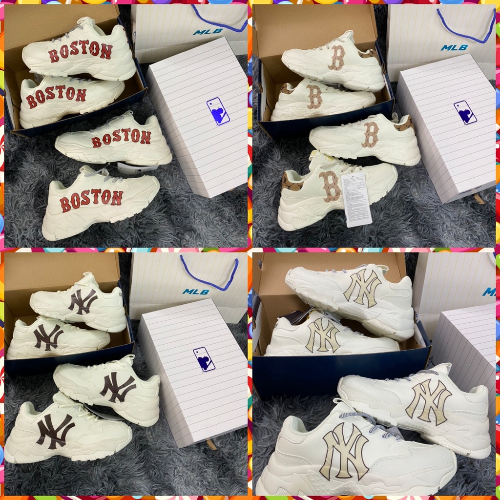 [FULL Box + BILL] Newest and hottest brown MLB Shoes, Boston, NY, B ...
