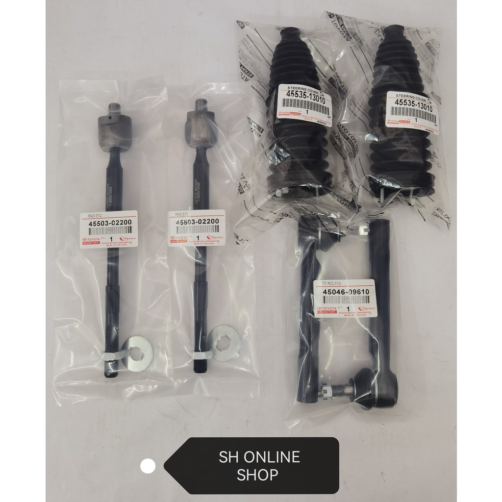 Tie Rod End+Rack End+Steering Boot Cover (Toyota Oem) for Toyota Altis ...