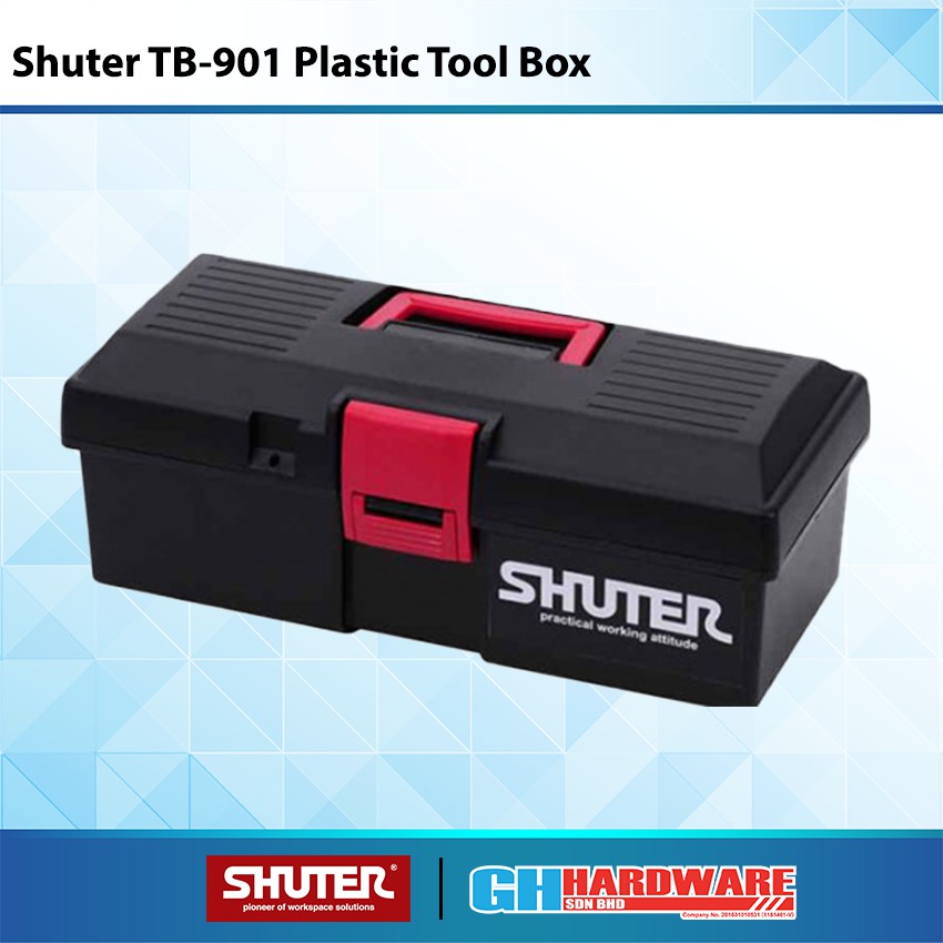 [ GH HARDWARE ] SHUTER Plastic Tool Box ( TB 902 & TB 901 ) | Shopee Malaysia