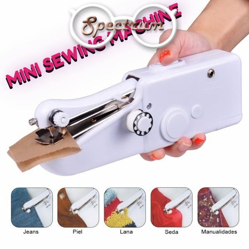 Handy Stitch Mini Sewing Machine Portable Cordless Electric Handheld ...