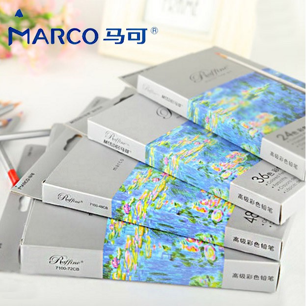 Marco Raffine 36/48/72 Colors Fine Art Drawing Oil Base Pencil Set ...