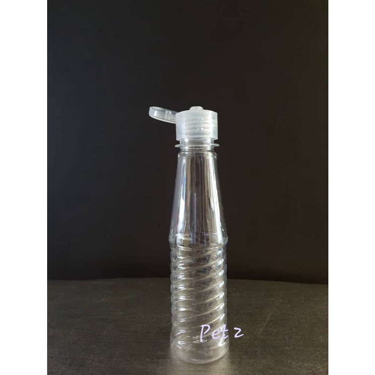 PET 2 150ml Plastic Bottle Flip Top Rose Water Sauce Bottle Botol Sos ...