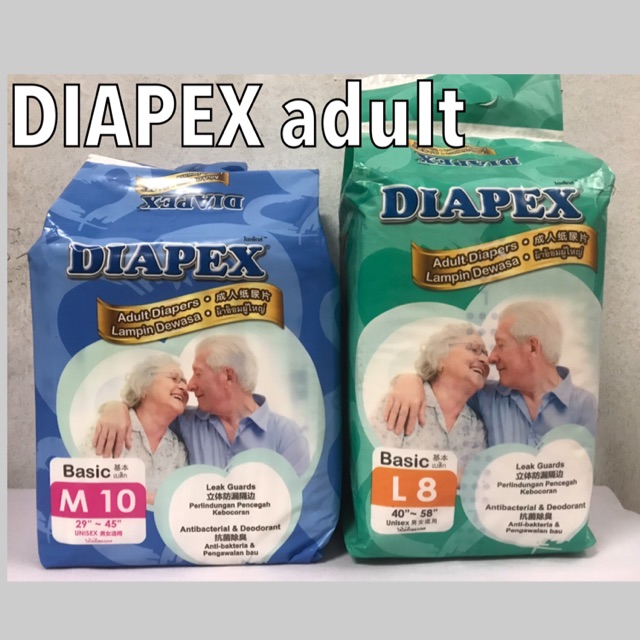DIAPEX adult diapers M 10/L 8 | Shopee Malaysia