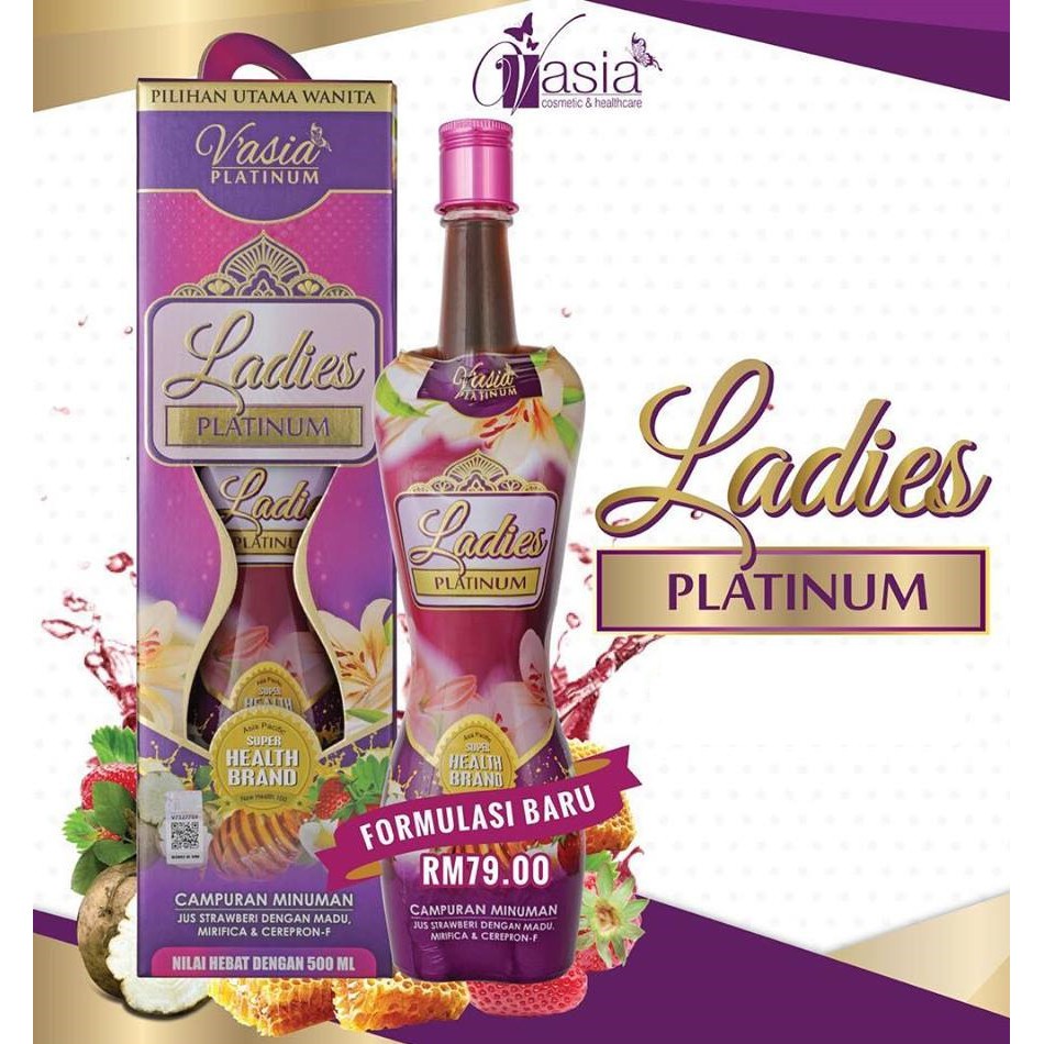 V'asia Ladies Platinum (500ml) | Shopee Malaysia
