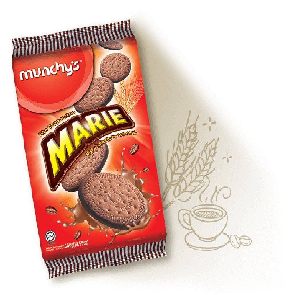 [ Ready Stock ] MUNCHY'S CAPPUCINO MARIE 300G | Shopee Malaysia