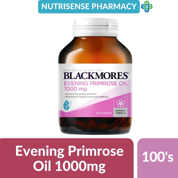 Blackmores Evening Prime Rose Oil EPO Capsules (1000mg x 100s) | Shopee ...