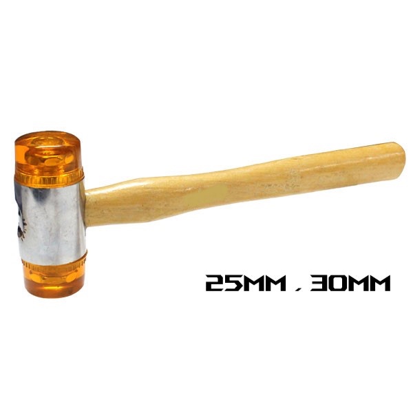 Plastic Mallet / Rubber with Wooden Handle 25mm 30mm | Shopee Malaysia
