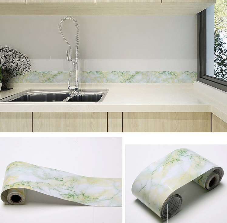 5m Self Adhesive Baseboard Waterproof Pvc Wainscoting Wall Skirting