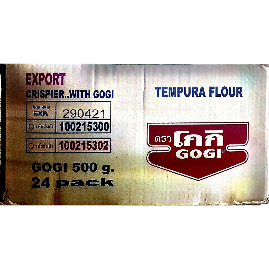 GOGI SEASONED TEMPURA FLOUR HOT & SPICY 麻辣炸鸡粉 500G x 24PCS | Shopee ...
