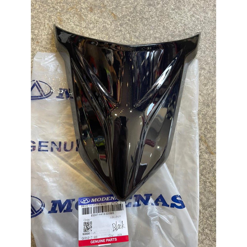 Modenas Kriss MR3 Deco Part Front Wind Cover Black | Shopee Malaysia