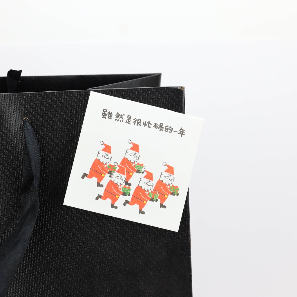 1PCS Santa Claus 3D Christmas Gift Tags Cards Hanging Tags Christmas ...