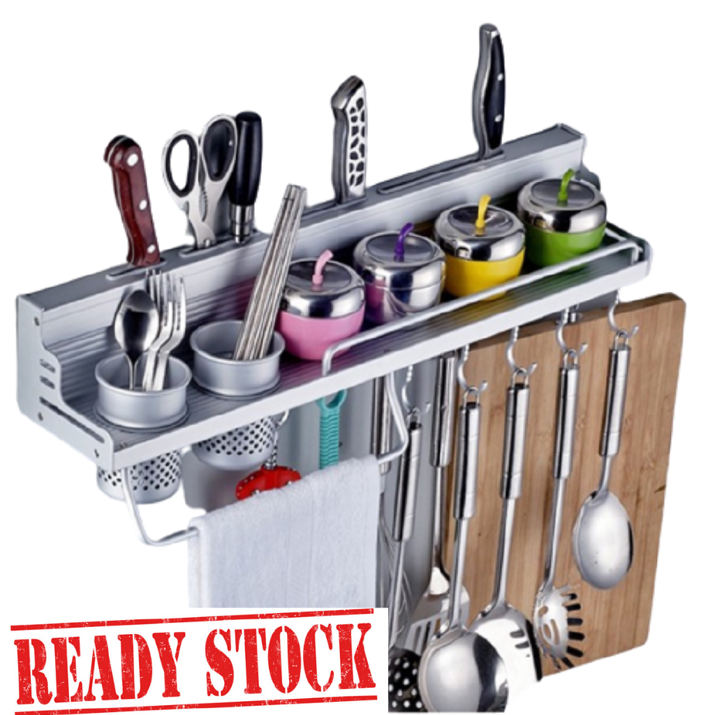 Rak Pinggan Tempat letak Sudu Penggantung Peyangkut Dinding Dapur ...