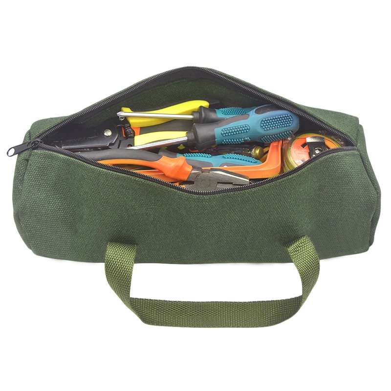 Durable Thick Canvas Tool Bag Storage Organizer Bags Instrument ...