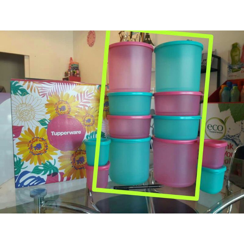 💥 PRELOVED💥💥SUMMER FRESH💥💥TUPPERWARE Summer Fresh Round Set Bekas Kuih Raya Barang Dapur ...