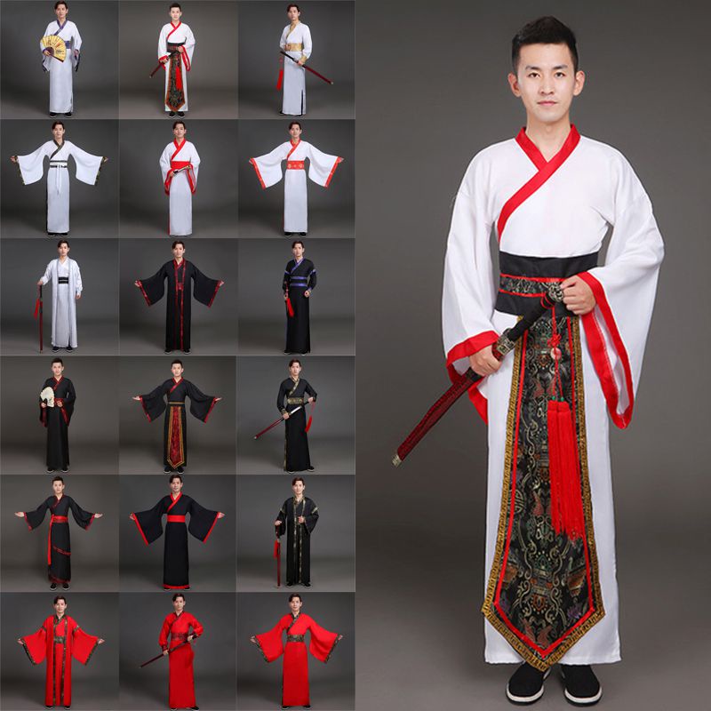 Tang Chinese Traditional Dynasty Hanfu Graduation Costume For And Men ...