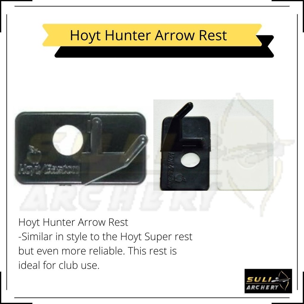 Hoyt Arrow Rest with tape - Black | Shopee Malaysia