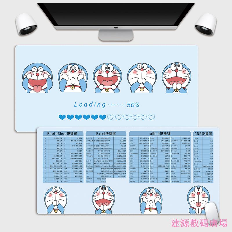 Jianyuan Digital Square Mouse Pad Oversized Doraemon office Software ...