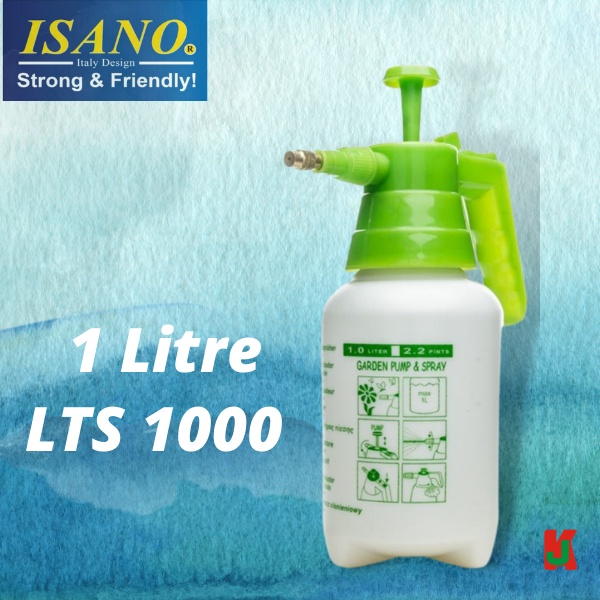 "ISANO" Water Pressure Garden Sprayer 1.0 Ltr ITS-1000胶压力喷水壶（铜嘴 ...