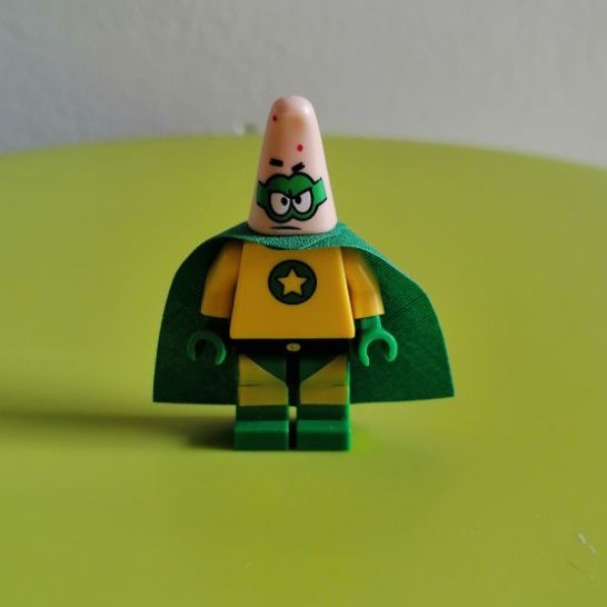Lego SpongeBob Minifigure - The Patrick Super Hero (Rare and Retired ...