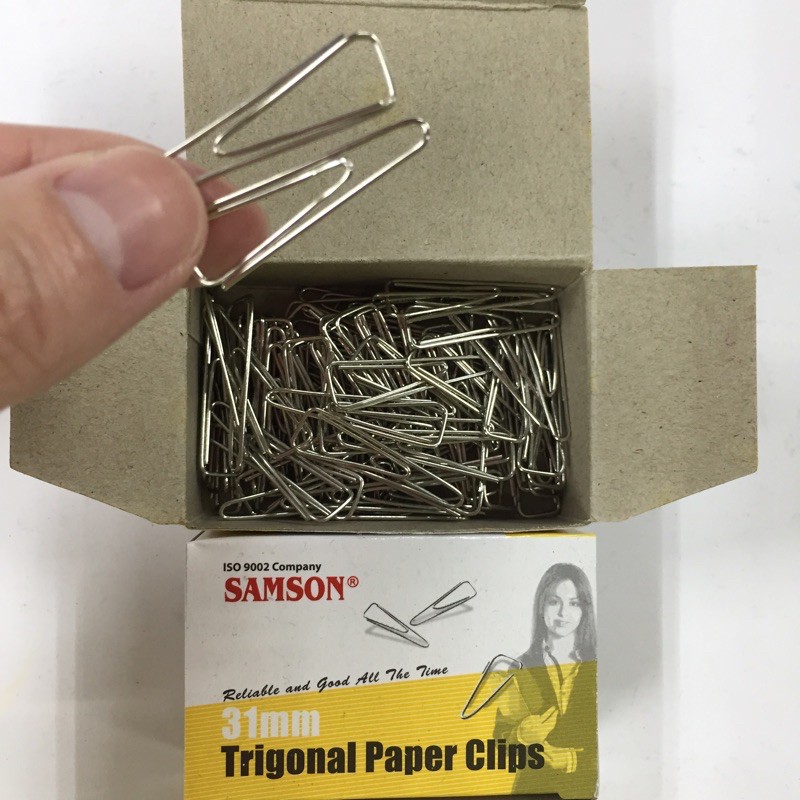 Samson Trigonal Paper Clips (31mm, 50g) | Shopee Malaysia