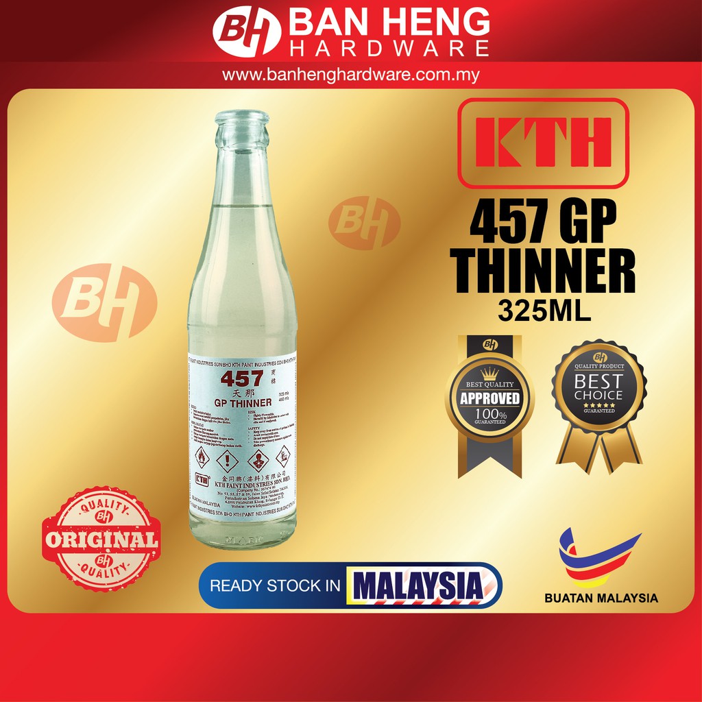 457 THINNER BOTTLE 325ML WITH BUBBLE WRAP [SABAH & SARAWAK NO AVAILABLE ...