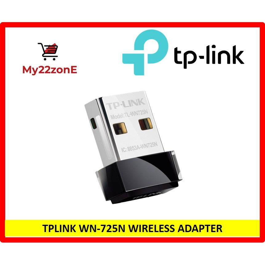 TP-LINK WN-725N Wireless N Nano USB Adapter | Shopee Malaysia
