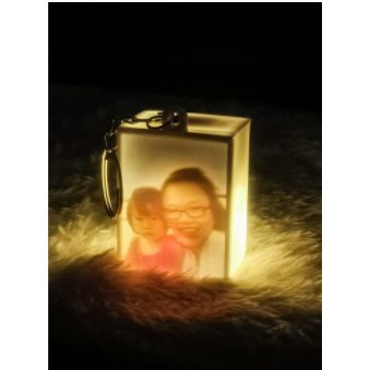 Customized Coloured 3D Picture (Lithophane) Keychain Night Light ...