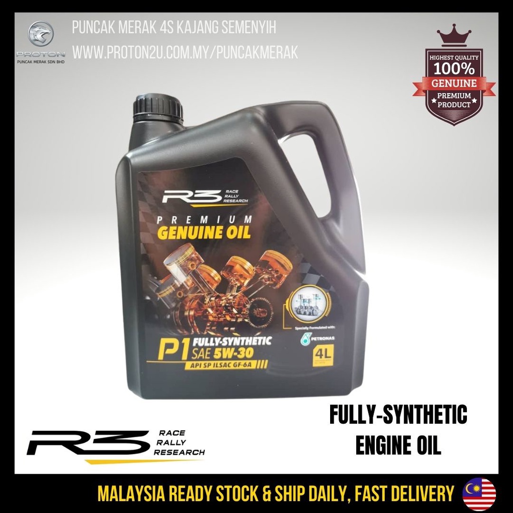 New 2022 R3 Proton Genuine Fully/Semi Synthetic Engine Oil SAGA PERSONA ...