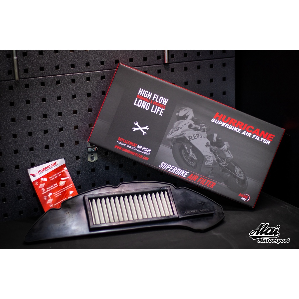 Hurricane High Flow Air Filter Nmax155 Nmaxv2 Nvx Nvxv2 Xmax250/300 ...