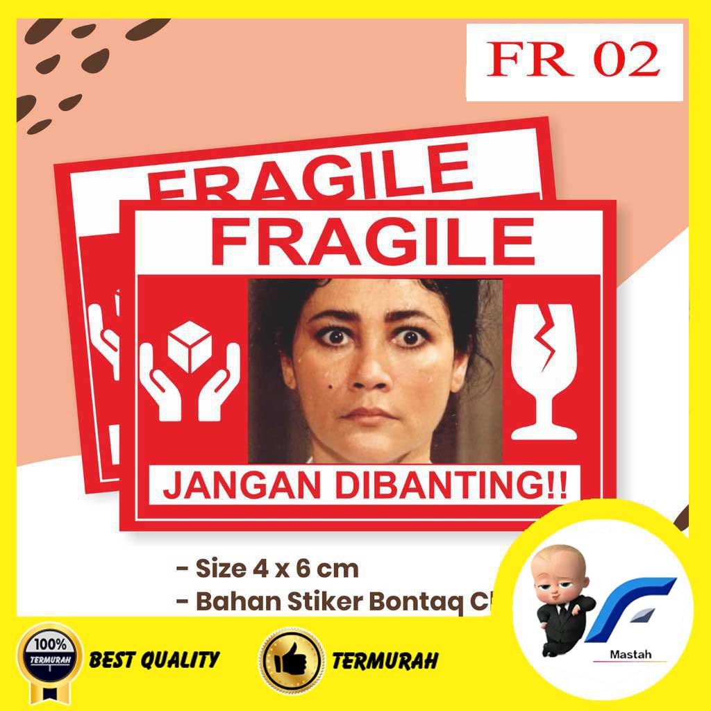 Funny FRAGILE STICKER PACKAGE / STICKER DON'T SLAM | Shopee Malaysia