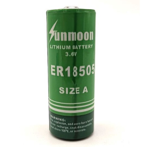 Sunmoon ER18505 18505 18500 lithium 3.6v 4000mAh PLC powered battery ...