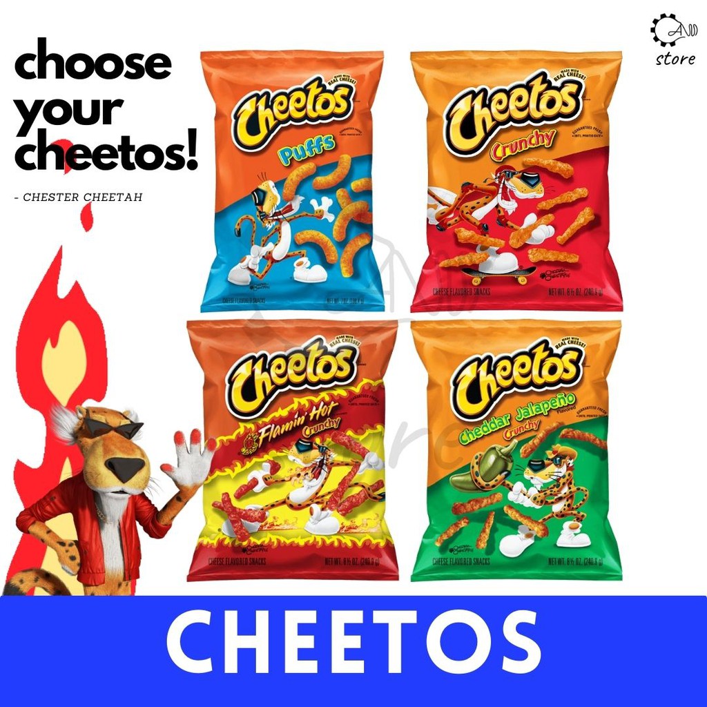 CHEETOS / Cheese Flavored Snacks / Puffs / Crunchy / Flamin' Hot ...