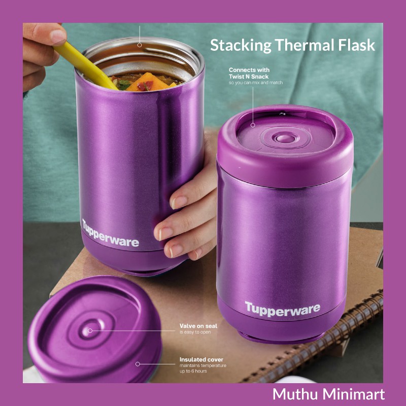 Original Tupperware | Stacking Thermal Flask Thermo Mug Keep Warm Mug ...