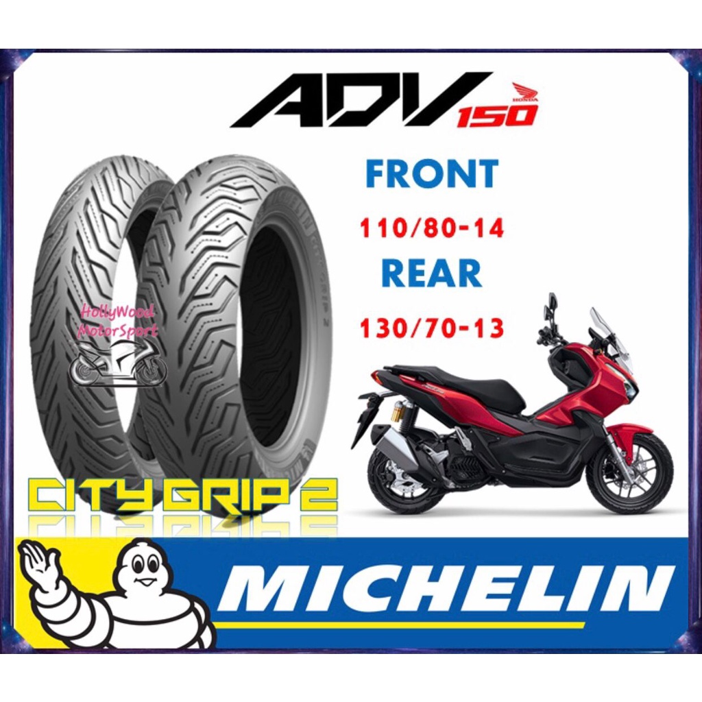 2024} TAYAR SCOOTER HONDA ADV150 / ADV160 MICHELIN CITY GRIP 2 / MAXXIS S98 / CORSA CROSS S ...