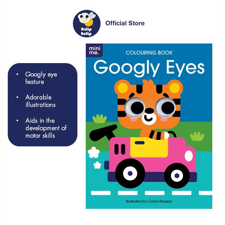 Googly Eyes Cute Animals Colouring Book For Kids (48 Pages) to Color ...