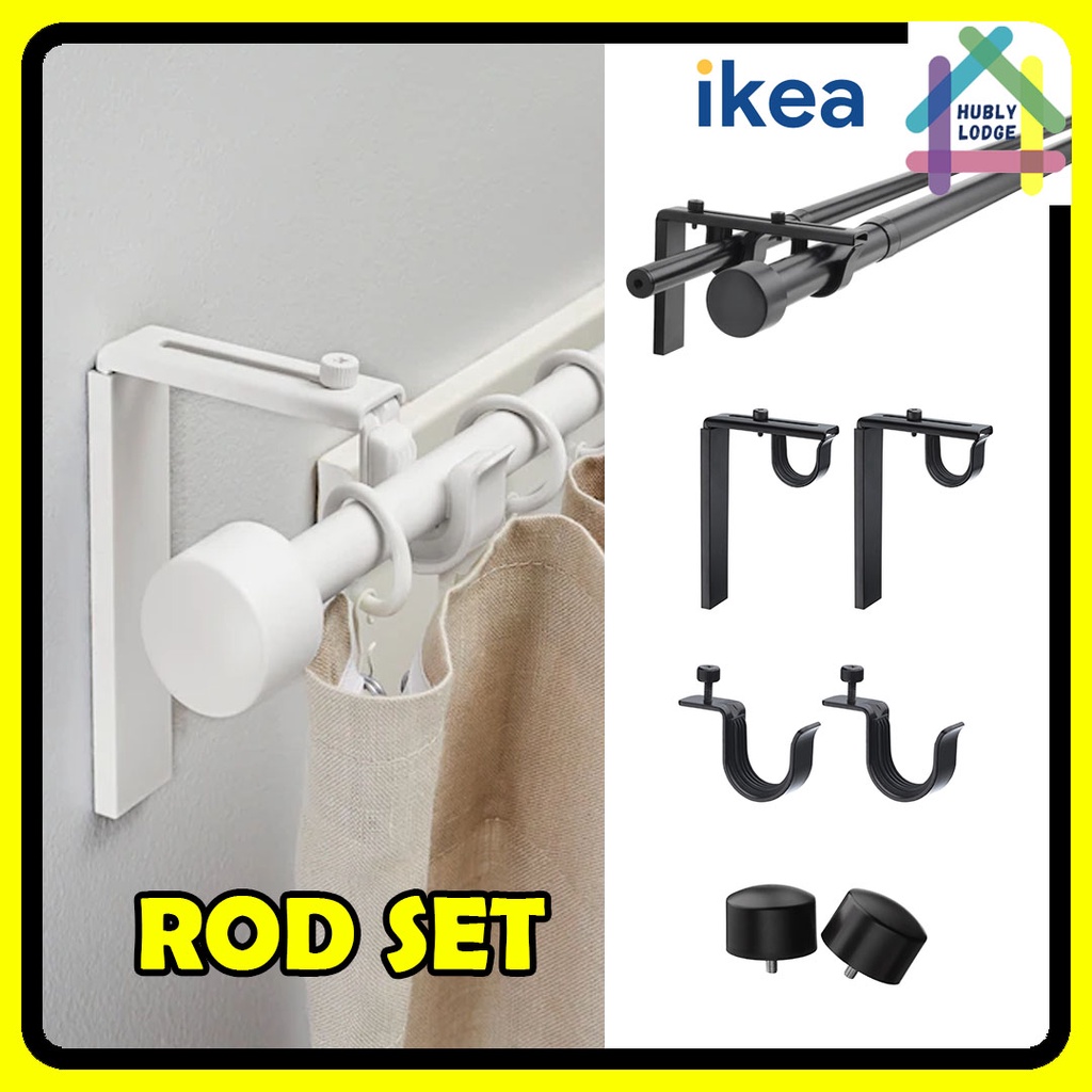 [ROD SET] IKEA ROD RACKA ROD HUGAD ROD SINGLE ROD SET DOUBLE ROD SET ...