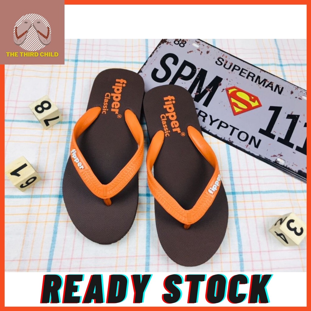 FIPPER MEN'S STYLE 4 COLOUR FLIP FLOPS SLIPPER READY STOCK RANDOM 现货男款 ...