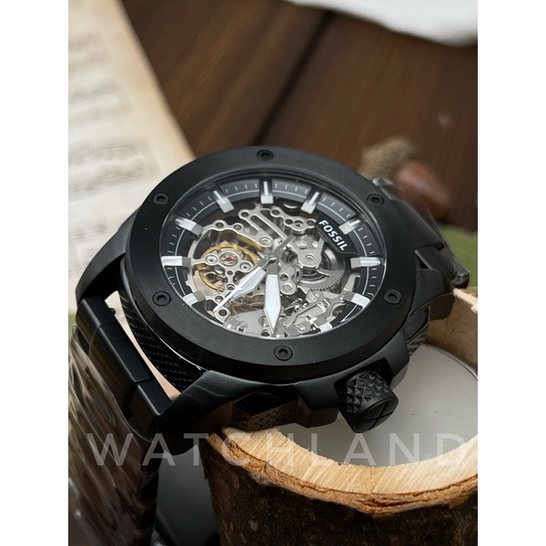Fossil me3080 Automatic Black Stainless Steel🔥 | Shopee Malaysia